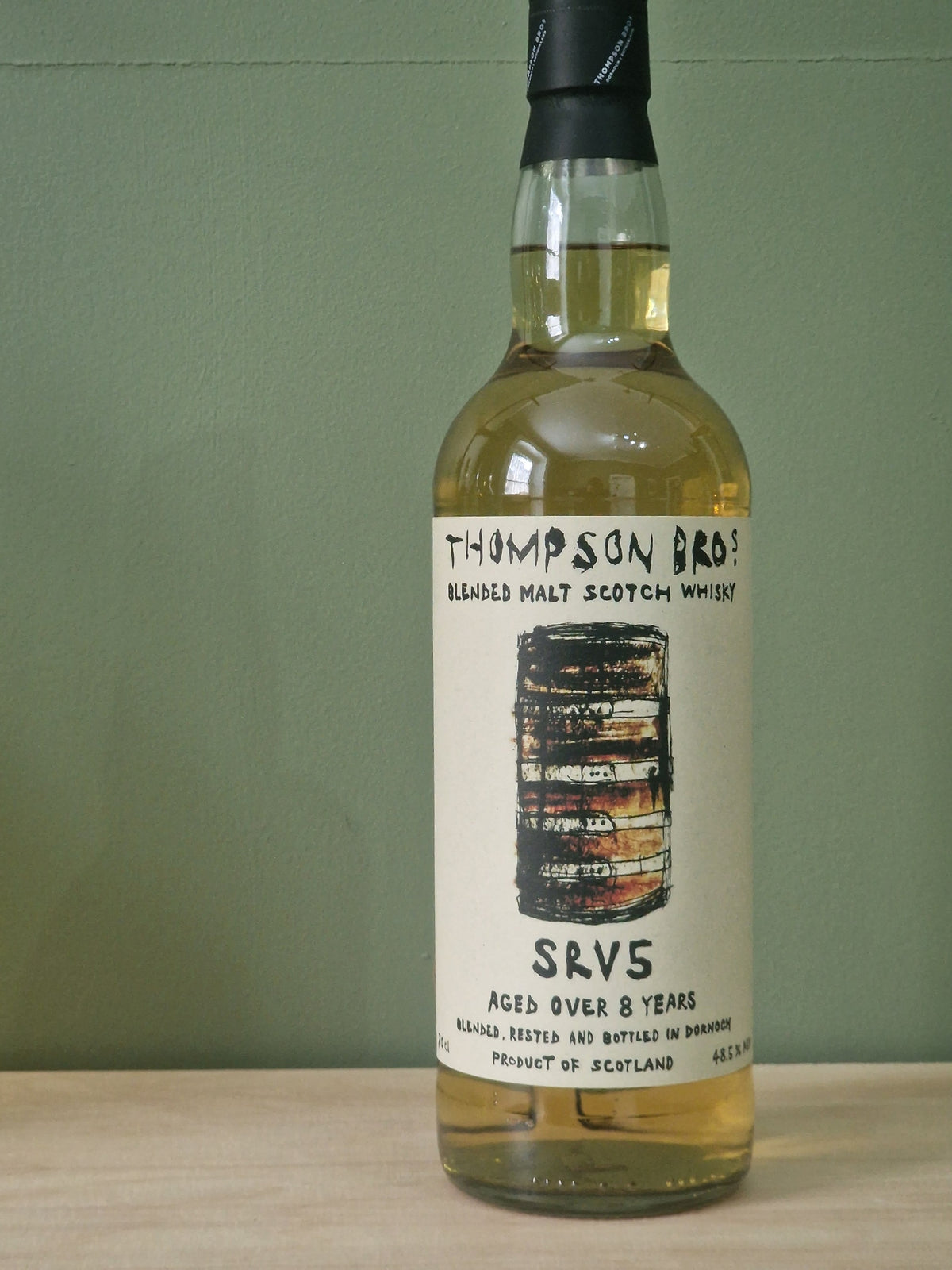 Thompson Bros 8 Year Old SRV5 Blended Malt 48.5% 70cl — WineKraft by Good Brothers